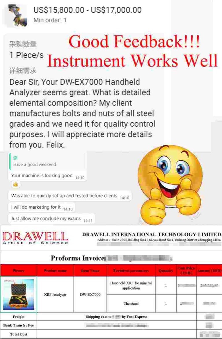 Handheld XRF Mineral Analyzer DW-EX7000 - Drawell