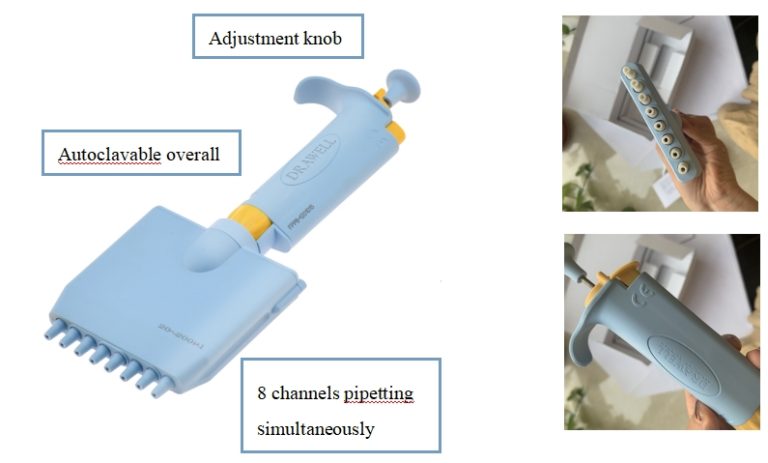 EPP8 MultiChannel Pipette - Drawell